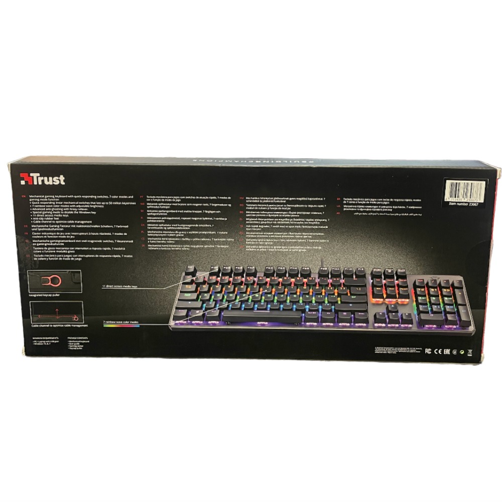 Like New Trust GXT Asta Mechanical Keyboard - Own4Less